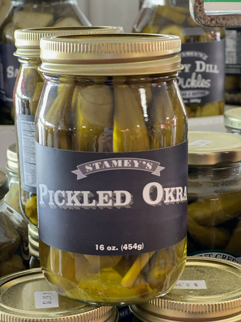 Stamey's Pickled Okra - 16oz – The Berry Patch